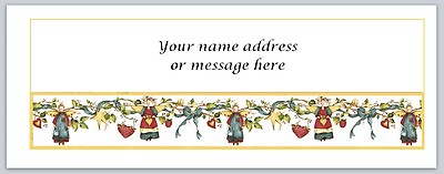 30 Personalized Address Labels Angels (BO 315) | eBay