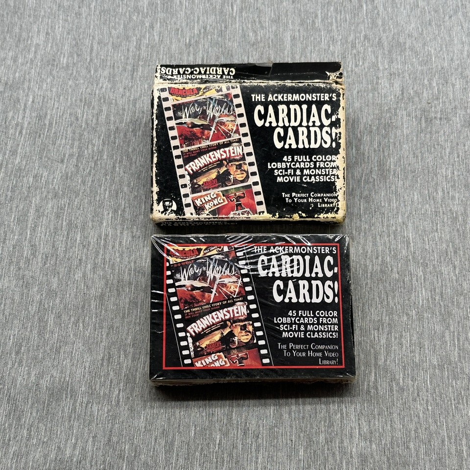 The Ackermonster's Cardiac Cards 45 Full Color Lobbycards Sci-Fi and ...