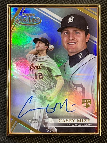 2021 Casey Mize Topps Gold Label Framed Autographs #FA-CM QTY | eBay