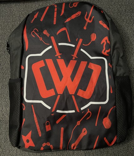 Chad Wild Clay Ninja Backpack Red and Black CWC | eBay