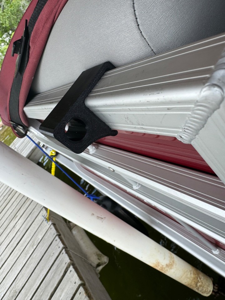 STRONG 4 Pack Square Tube Rail Fender Hanger Adjuster Clip Pontoon Boat ...