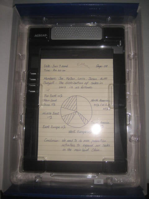 Acecad DigiMemo 692 Digital Writing Pad Computer Input Device 32MB ...