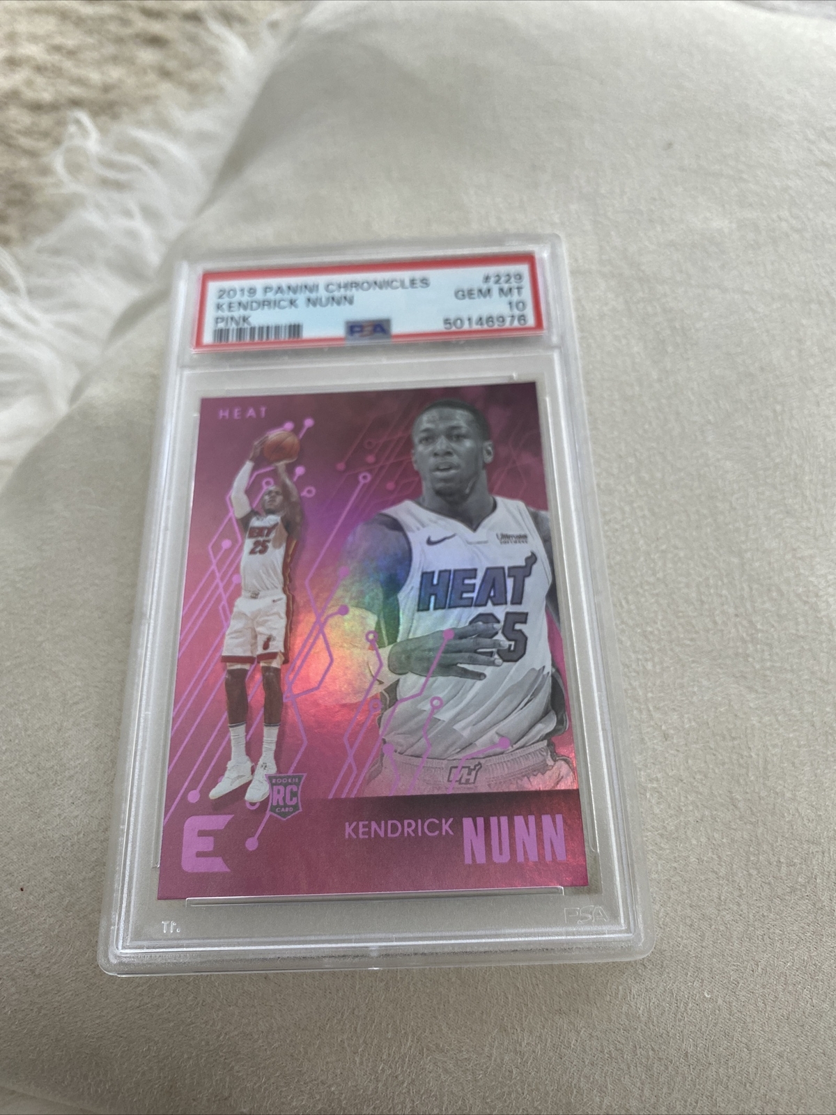 2019-20 Panini Chronicles PINK Essentials Kendrick Nunn #229 PSA 10 ...