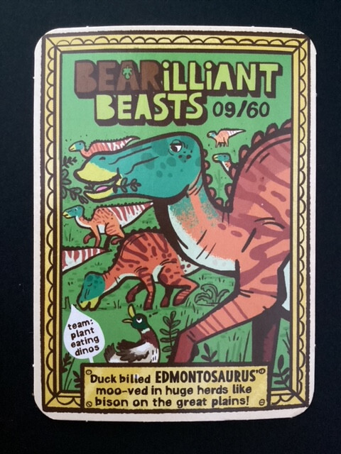 YOYO Bear Cards Bearilliant Beasts 1 - 60 + Card Creators Bonus Cards 1 ...
