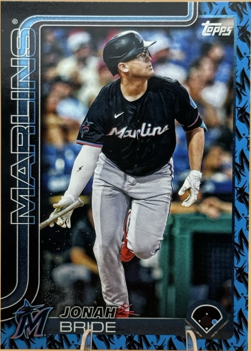 2025 Topps Series 2 - Jonah Bride #585 Team Color Border for sale ...