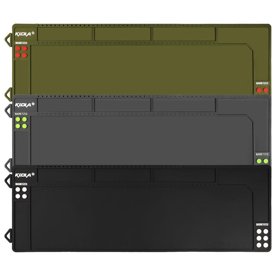 Rifle Shotgun Cleaning Mat - Large Magnetic Gun Mat with Organizer ...