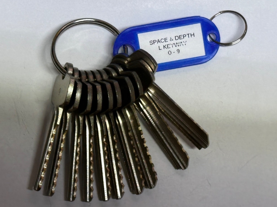 1 Best Interchangeable Core A2 Space & Depth Keys 7 Cut From various ...