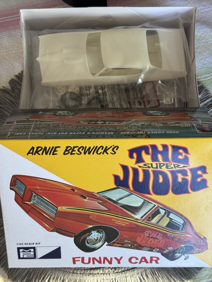 Vintage MPC Arnie Beswick’s The Super Judge Funny Car Model Kit 1/25 ...