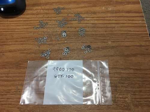 Fastenal® - NAS620C4 Flat Washer Screw:4 Nom ID .115 OD .209 Thick .032 ...