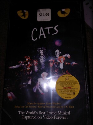 Cats The Musical VHS Tape Andrew Lloyd Webber New Sealed 44005707137| eBay
