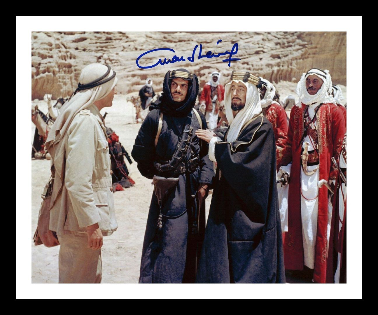 Omar Sharif - Lawrence of Arabia Autographed Signed & Framed Photo | eBay