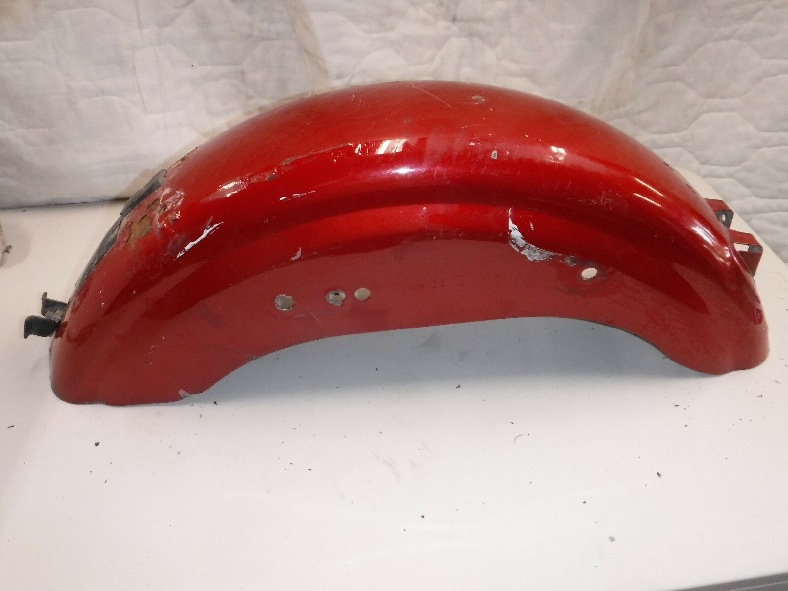 OEM Harley FXR rear fender red suspension FXRT FXRD FXRP FXLR FXRS FXRC ...