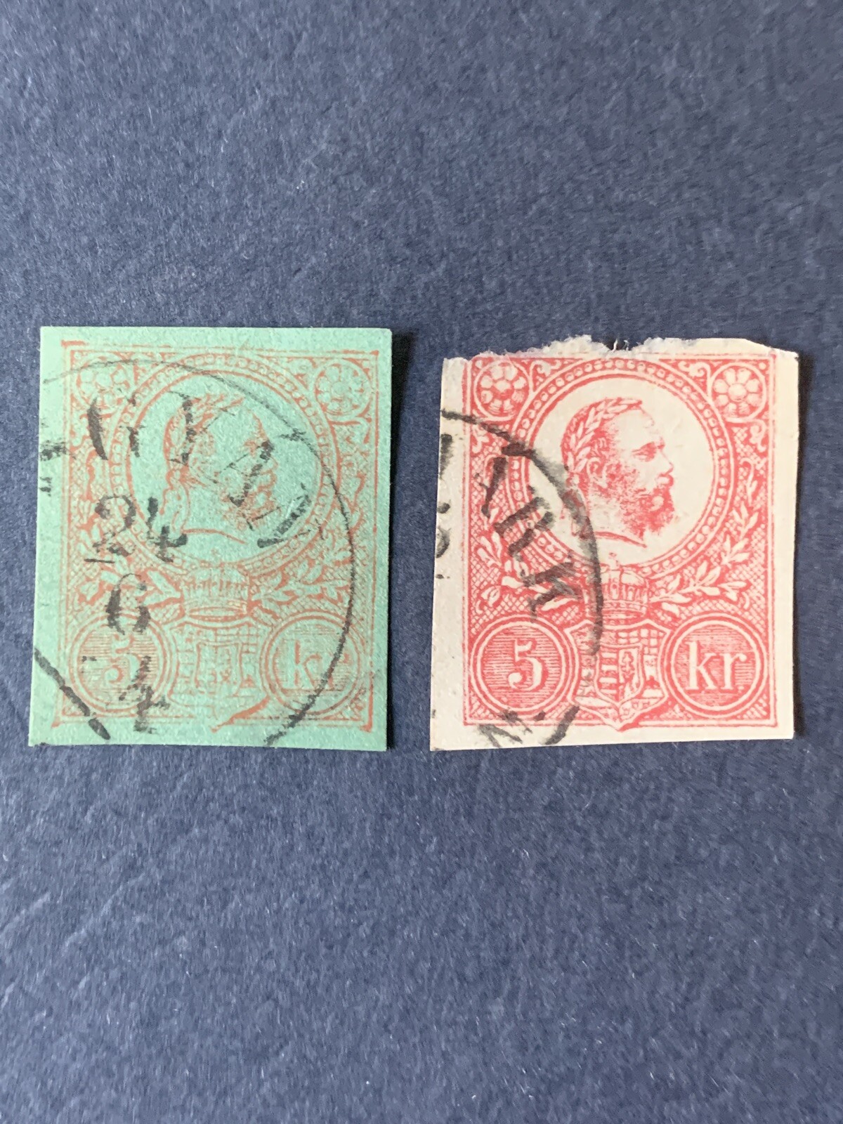 1874 Hungary Stationary Stamp 5kr. | eBay