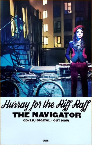 HURRAY FOR THE RIFF RAFF Navigator Ltd Ed RARE Tour Poster +BONUS Folk ...
