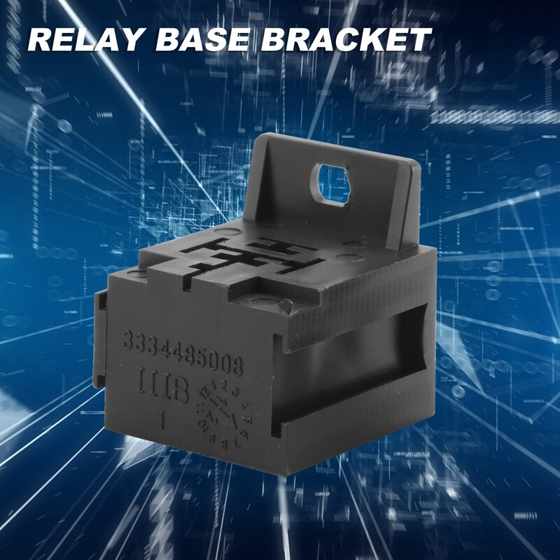 Car Auto 30A-80A Relay Bracket Terminal Case Holder Relay Base Holder 5 ...
