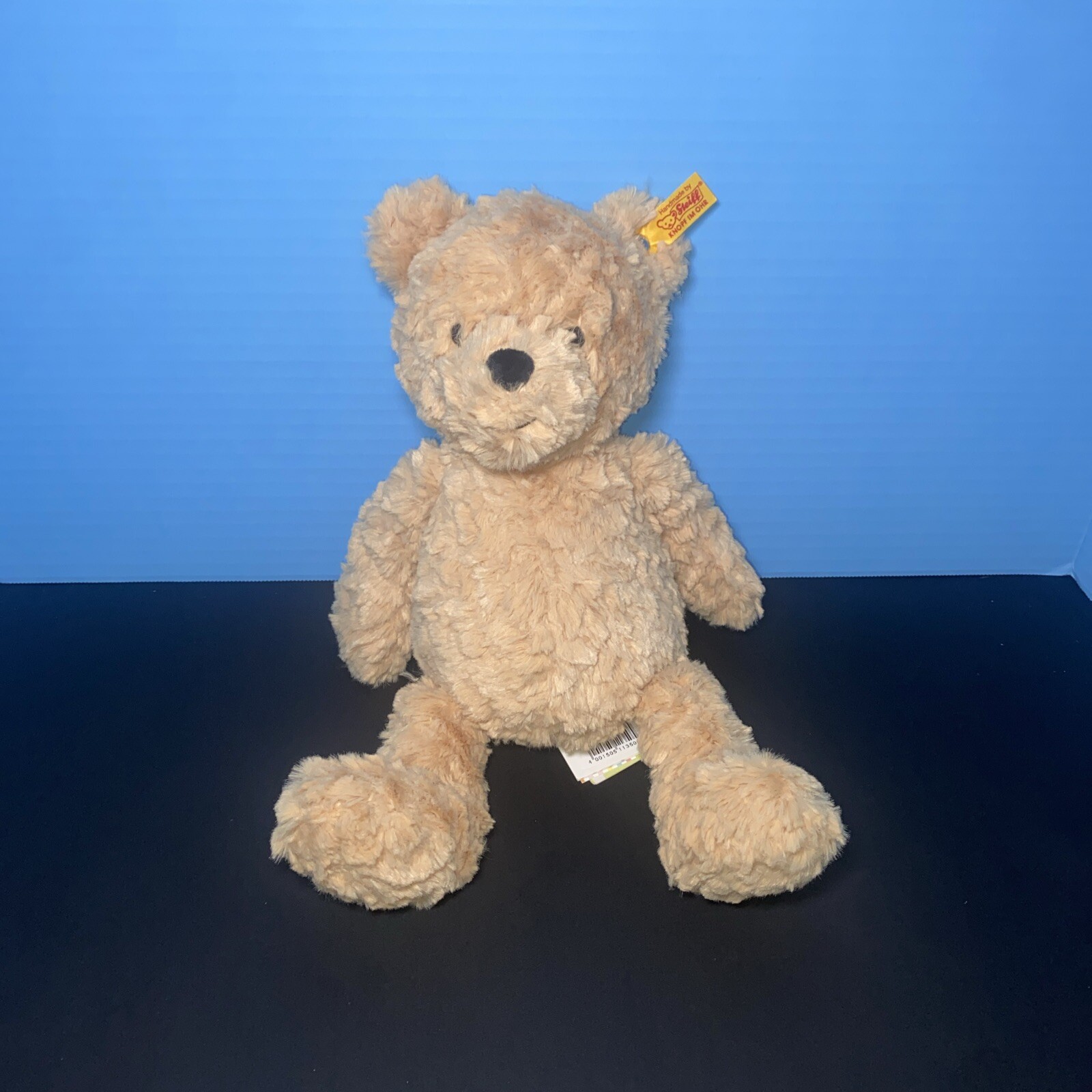 Steiff Plush Bear Jimmy Soft Cuddly Friends 113505 Brown Tan Teddy Toy ...