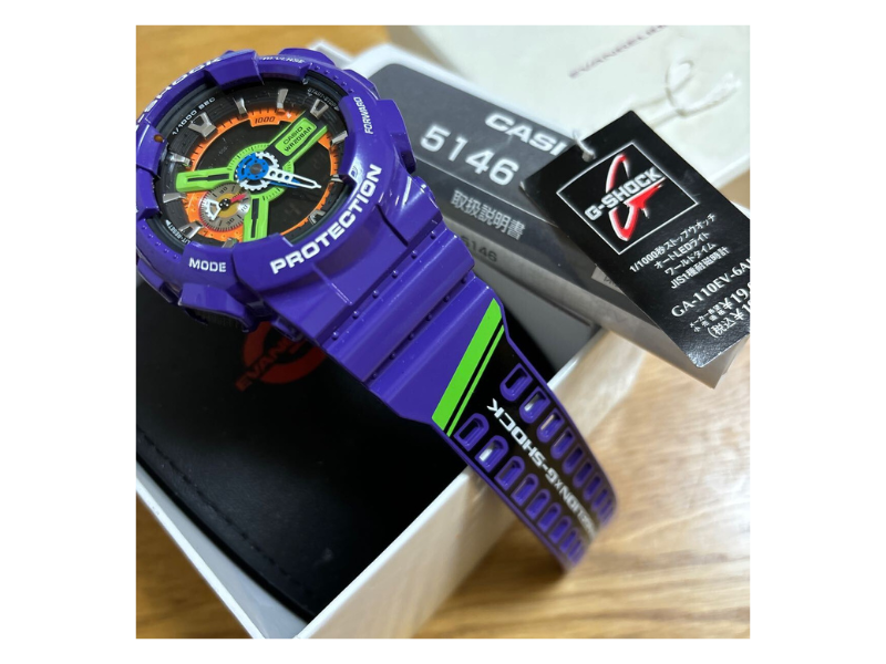 CASIO G-SHOCK GA-110EV-6AJR Evangelion WATCH NERV Limited Purple Japan New | eBay