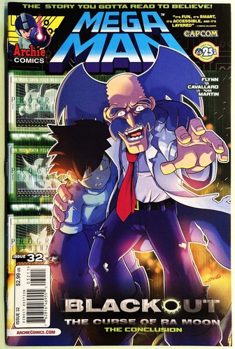 MEGA MAN COMIC BOOK #32 February 2014 CURSE OF RA MOON Pt 4 Bagged ...