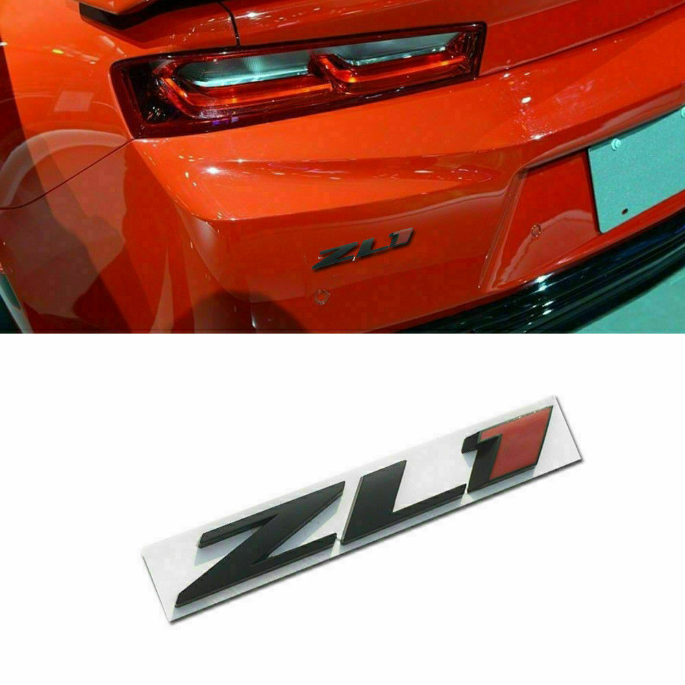 1X NEW metal ZL1 trunk Badge Emblem Rear Hood Nameplate Sticker For ...