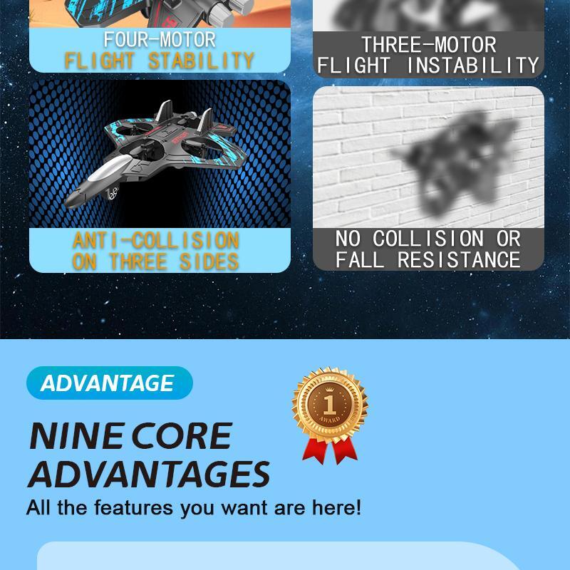 Rc Glider Jet Plane 2.4g Stunt Foam Fighter With Lights Remote Control Toy | eBay