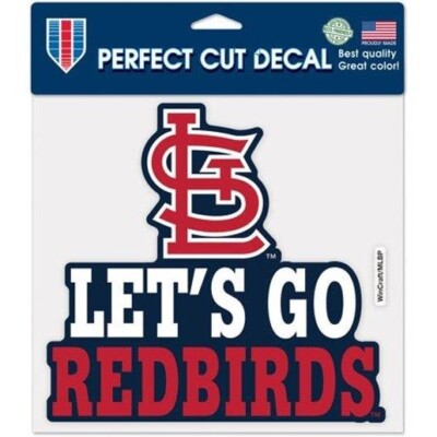St. Louis Cardinals 8x8 Inch Perfect Cut Decal – Let’s Go Redbirds | eBay