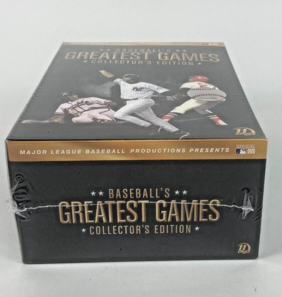 Baseball's Greatest Games Collector's Edition MLB DVD Set ~ 11 Discs ...