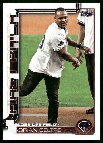2025 Topps #FP-8 Adrián Beltré First Pitch Texas Rangers | eBay