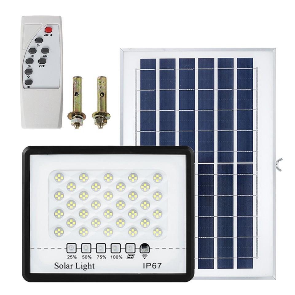 Outdoor LED Solar Flood Light Street Flood Light Dusk to Dawn Security ...