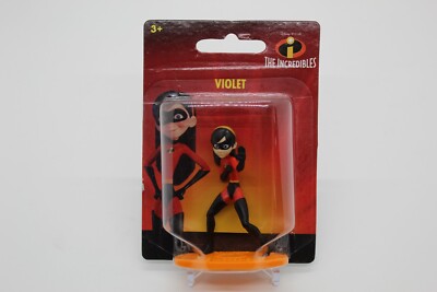 Disney The Incredibles Mini Action Figures Toys Cake Topper 2.5" Violet ...