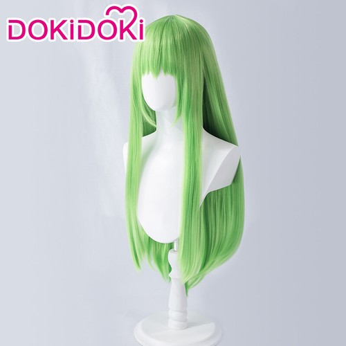 Anime Code Geass Cosplay C.C Natural Green Long Hair Wig Harajuku ...