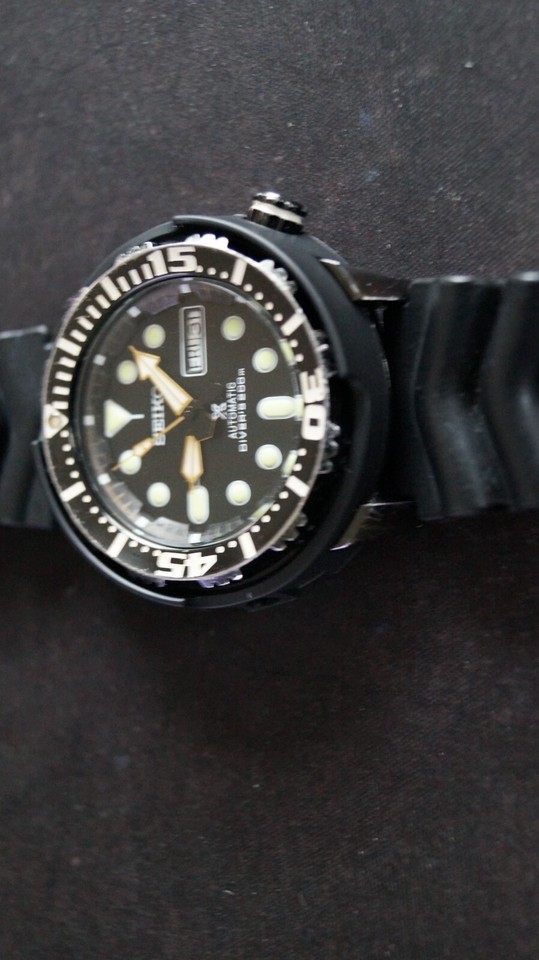 Seiko Prospex Automatic Diver 200M SRP231 K1 48mm Baby Tuna Watch Black ...