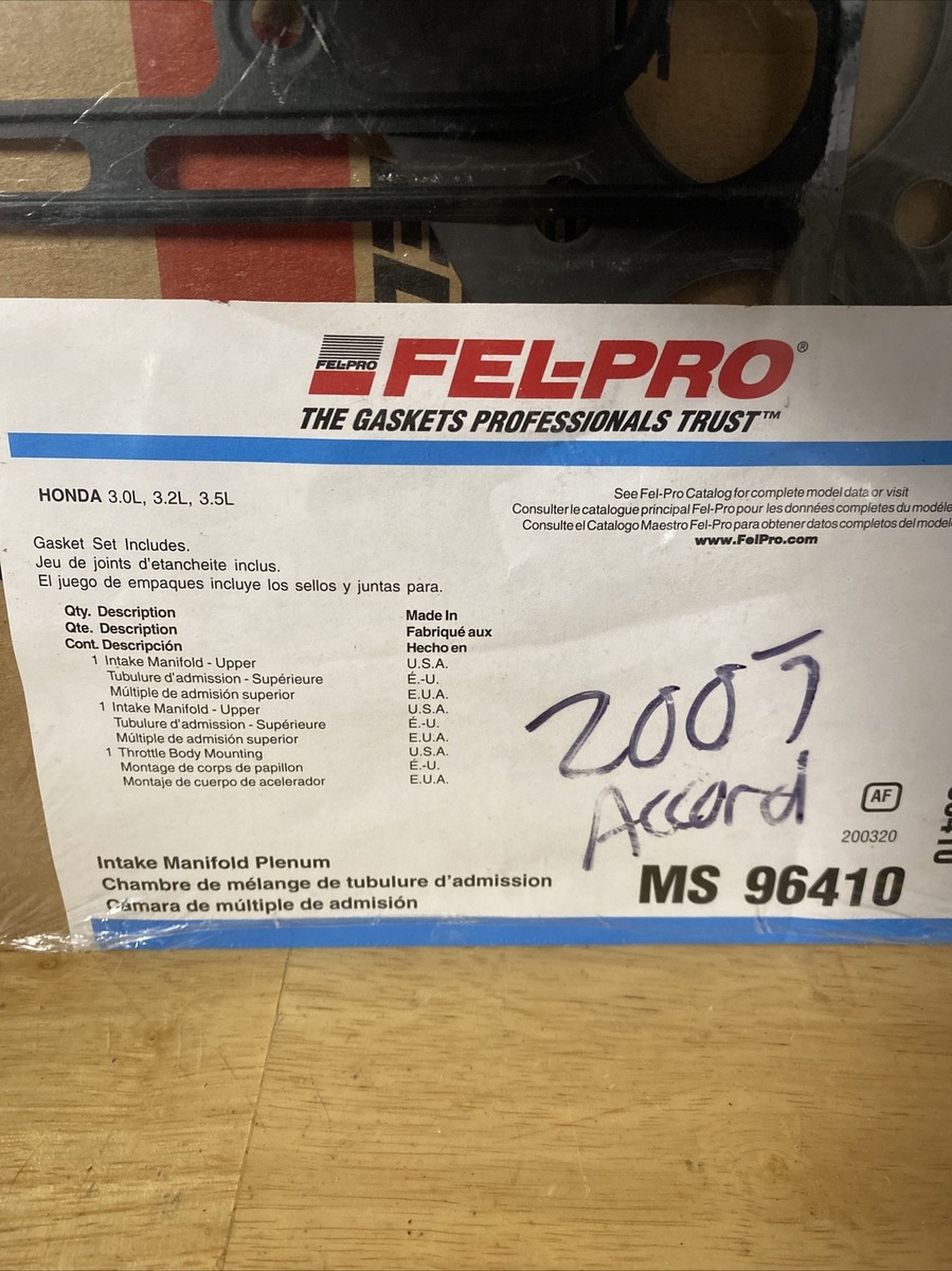 Intake Manifold Gasket Set Intake Manifold Gaskets Lower & Upper Gasket ...