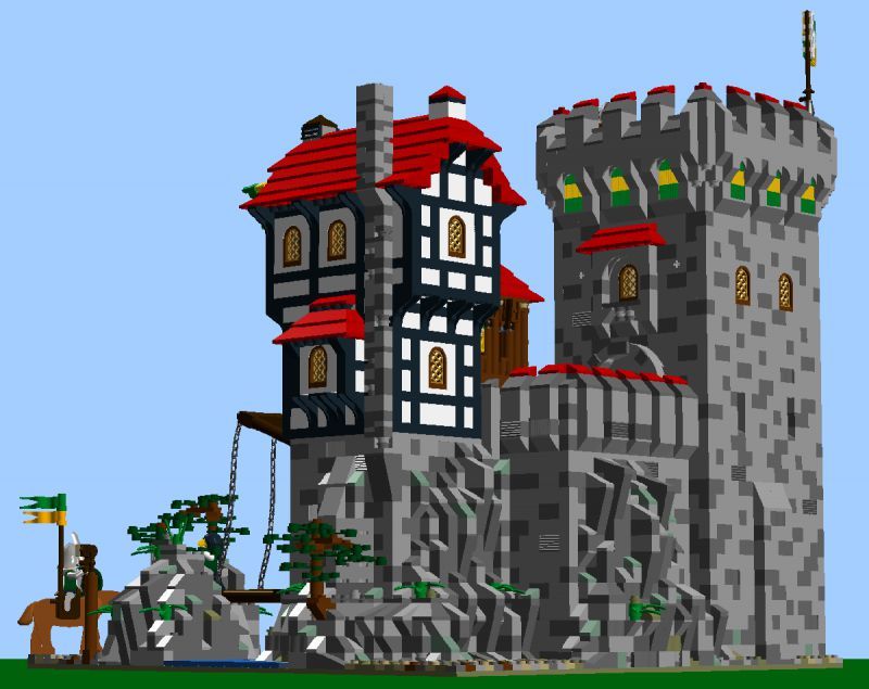 LEGO Custom MOC Castle LDD file, no parts! | eBay