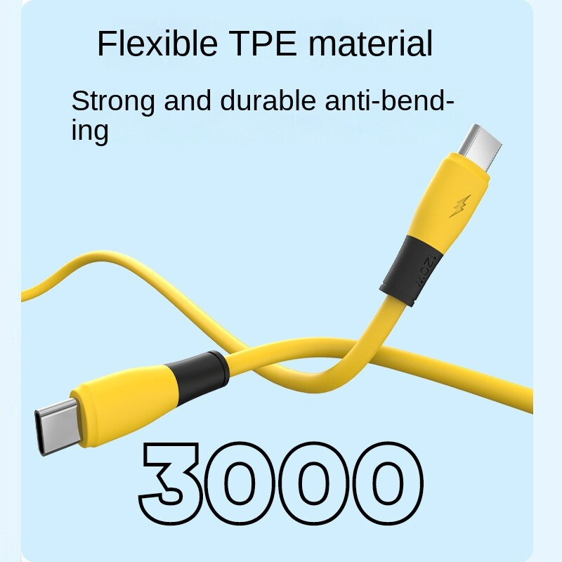 120W 4-Port USB C Fast Wall Charger Block ,PD 4FT Cable For All Cell ...