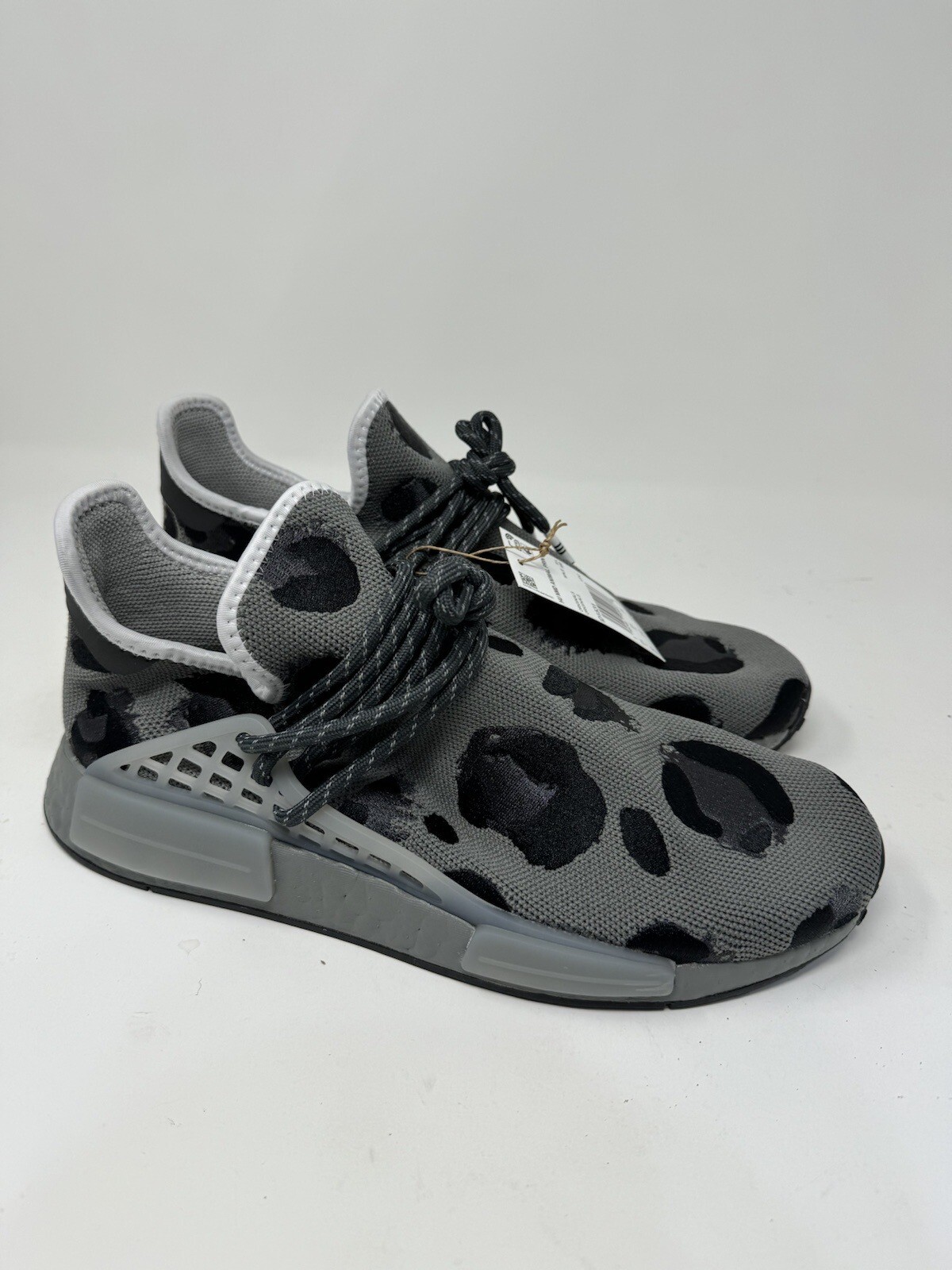 Adidas NMD HU Pharrell Animal Print Ash Grey ID1531 | Men's Size 10 NEW ...