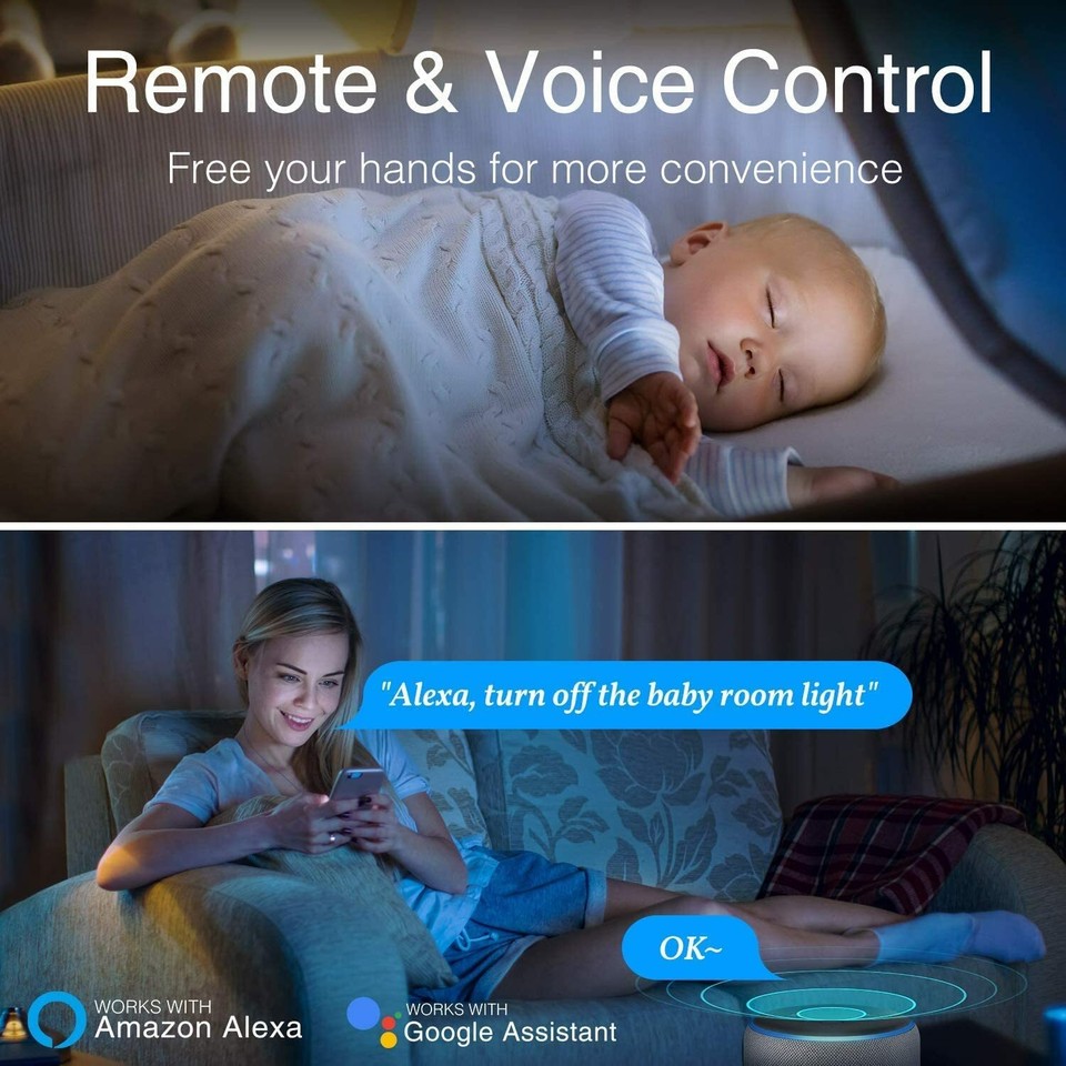 15A Smart Wifi Light Switch Works w Alexa, Google,used, scratch,mark ...