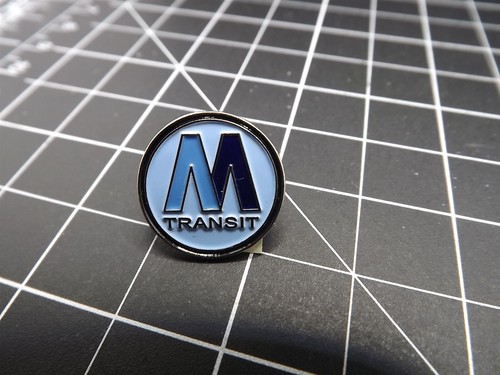 "METRO TRANSIT" BRAND NEW RAILROAD Lapel Pin Enamel GUARANTEED FOR LIFE ...