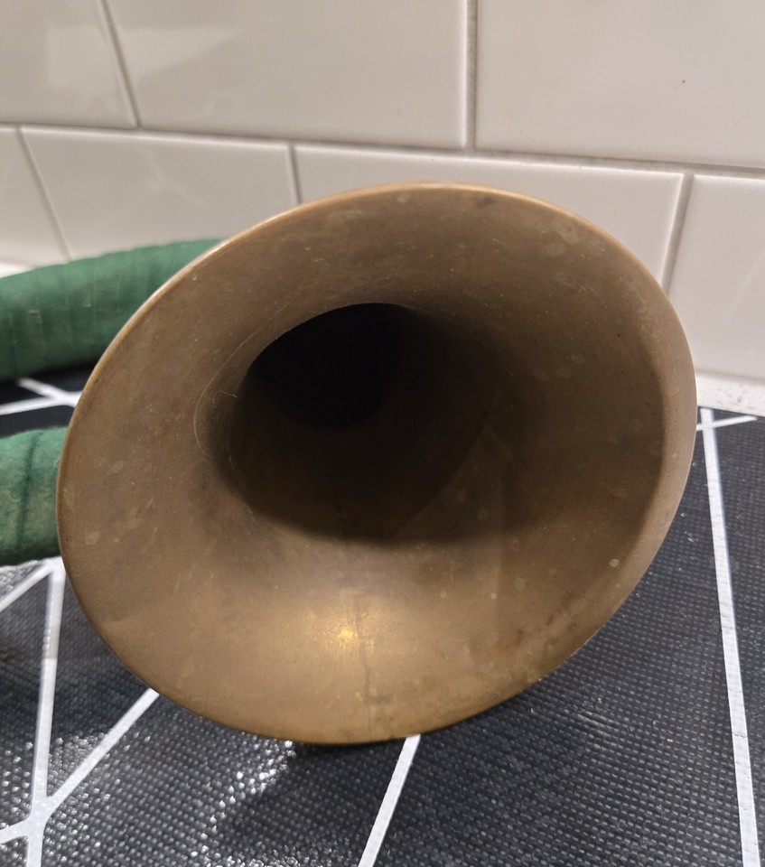 Brass Copper Horn Musical Instrument Vintage Bugle with Rope Tassels 12 ...