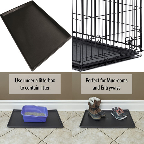 DOG CRATE REPLACEMENT PAN 36 Inch Plastic Leak Proof Pet Dogs Kennel ...