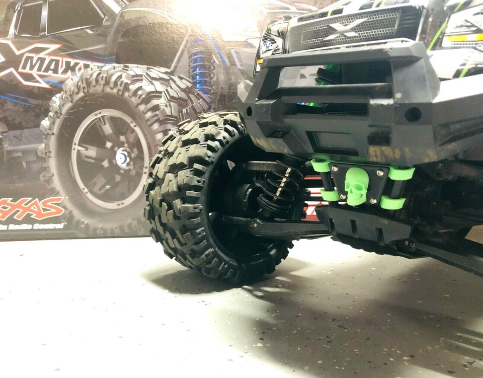 Custom Skull Theme Front Bumper Plate compatible with Traxxas X-MAXX ...