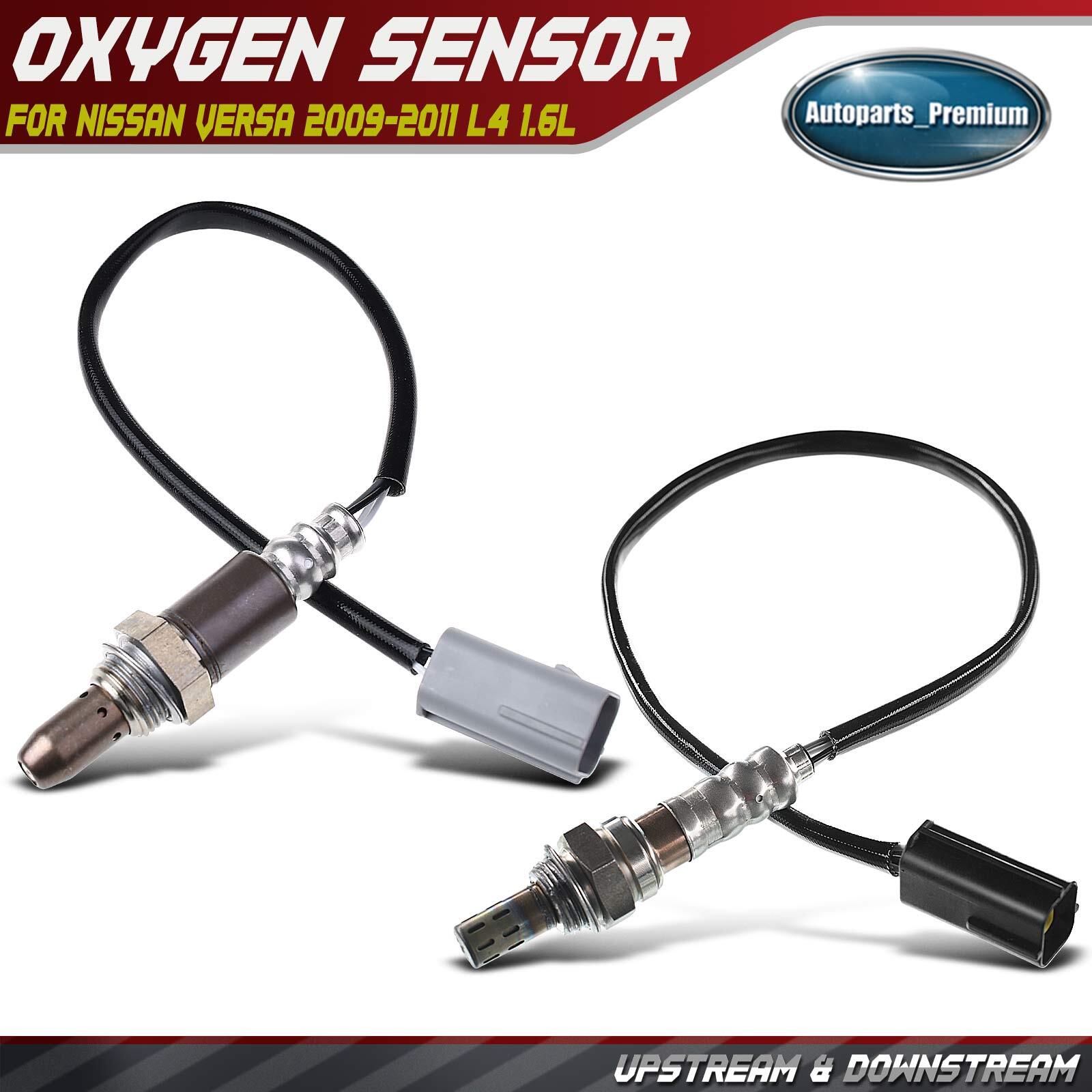 2x Upstream & Downstream O2 Oxygen Sensor for Nissan Versa 2009-2011 ...