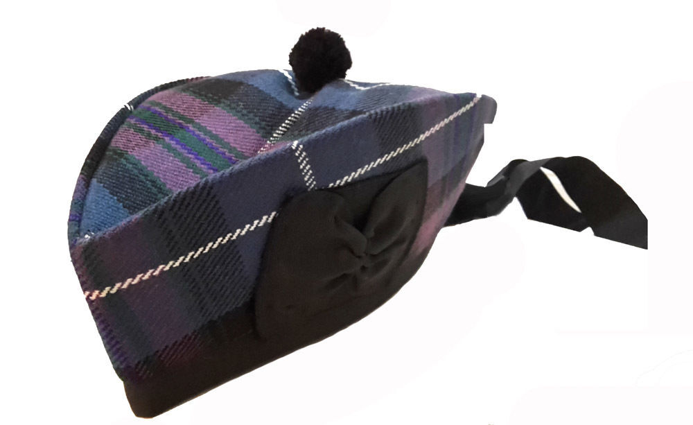 Glengarry Scottish Piper Kilt hat Wool Pride Of Scotland tartan Hats ...