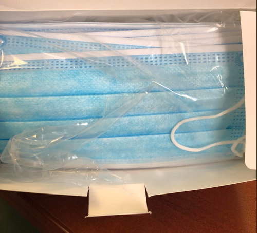 ASTM LEVEL 2 Disposable Medical Surgical Filter Face Masks 3 Ply Blue ...