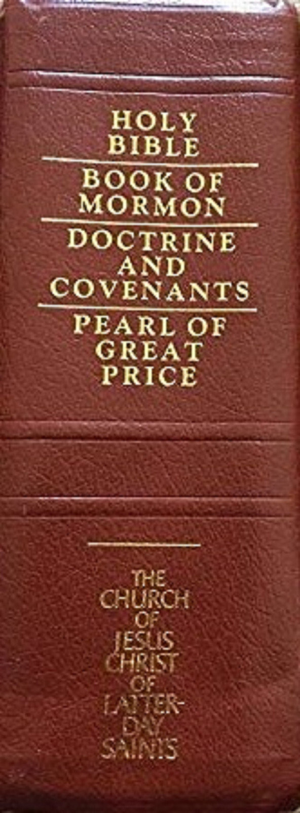 LDS QUAD (Holy Bible, Book of Mormon, Doctrine and Covenants, and Pearl ...