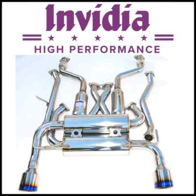 Invidia Gemini Titanium Tip Cat-Back Exhaust System fit 07-13 Infiniti ...