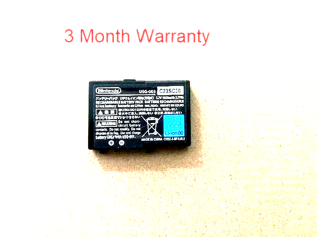 New Original Genuine Nintendo DS Lite DSL NDSL USG-003 1000mAh Battery ...