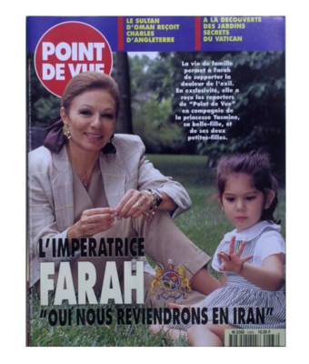 POINT DE VUE 2463 Farah Iran Pahlavi debutantes 95 Jacques Polain | eBay