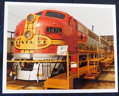 Santa Fe Train Engine F7 A & B Units Photo 8"x10" - B | eBay
