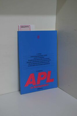 APL in Beispielen Lattermann, Dieter: | eBay.de