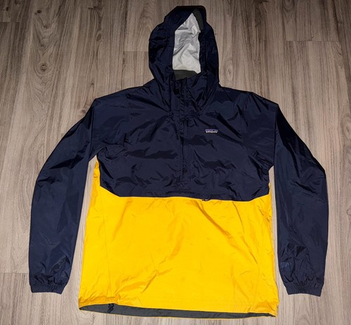 Patagonia H2no Torrentshell Waterproof Colorblock 1/2 Zip Anorak Jacket ...